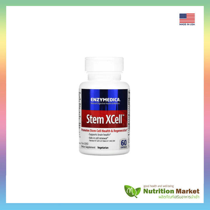 (พร้อมส่ง) สเต็มเซลล์ Enzymedica, Stem XCell, 60 Capsules | Lazada.co.th