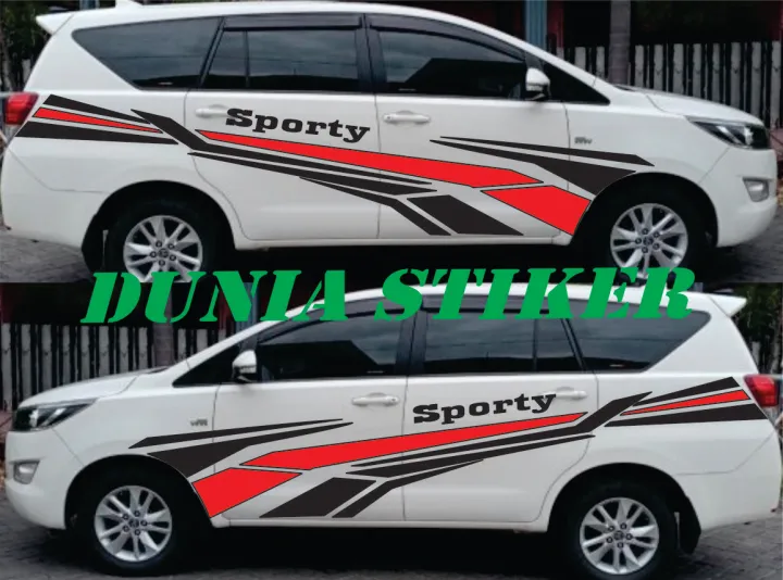 Cutting Stiker Mobil Innova Reborn Stiker Stripingt Sporty Stiker Mobil ...
