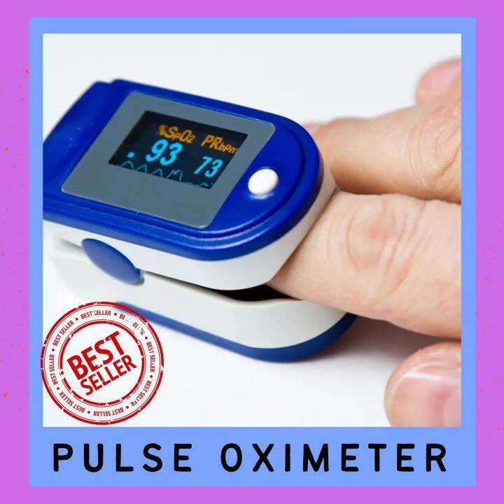 PULSE OXI - Blood Oxygen Finger Pulse Oximeter Digital Fingertip Finger ...