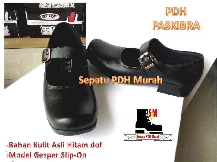 Sepatu PDH Kulit Seri Paski-Putri Standar Paskibra Nasional| Best ...