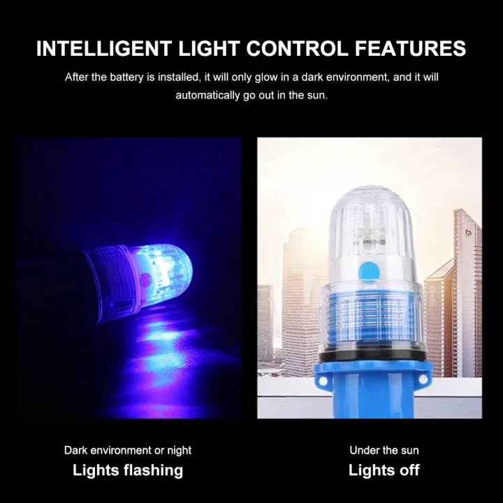 [COD] LED net mark flashing marine waterproof torpedo signal light ...