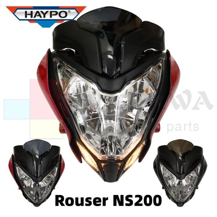 Haypo Headlight Rouser NS200 Motorcycle Head Light Cowling | Lazada PH