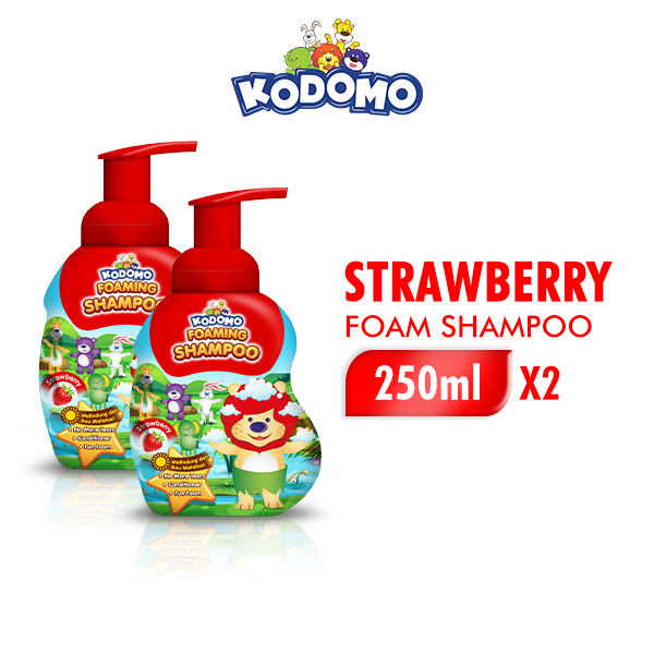 Kodomo Shampoo Foam Strawberry 250 ml - 2 Pcs | Lazada Indonesia