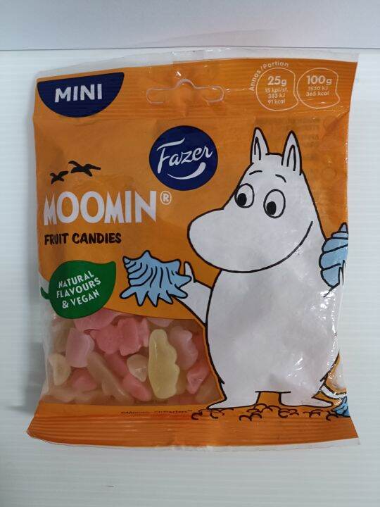 Moomin fruit candy, Fazer, 80 g | Lazada.co.th