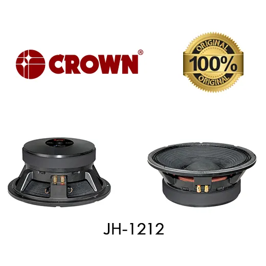 JH-1212 CROWN 1200 WATTS JACK HAMMER PROFESSIONAL INSTRUMENTAL HIGH POWERED SPEAKER 1 PC. ONLY ...