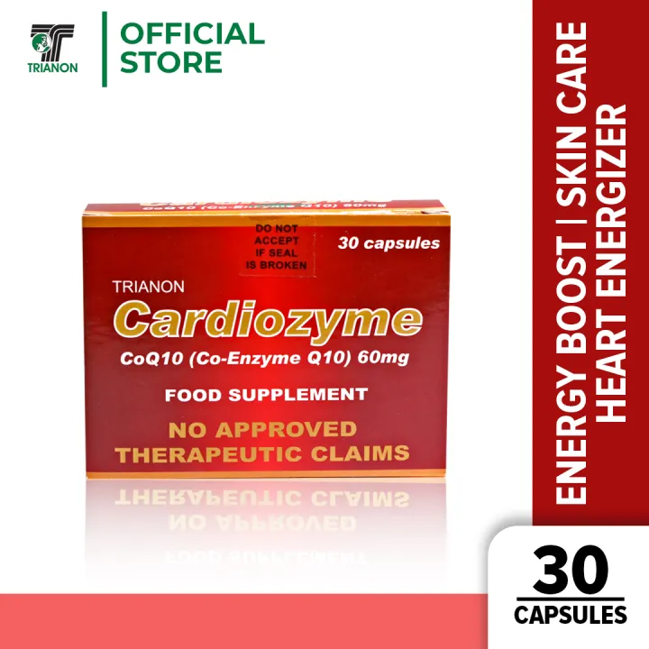 Trianon Cardiozyme CoQ10 CoenzymeQ10 60mg Energy Production/Boost ...
