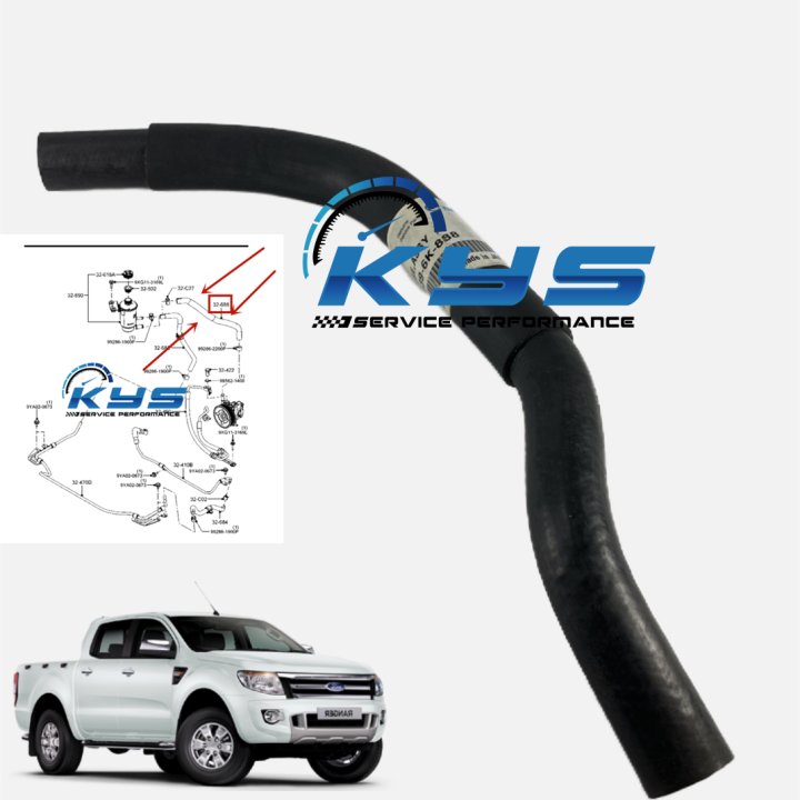 Kaito Malaysia # POWER STEERING TANK HOSE # Ford Ranger T6 | Lazada