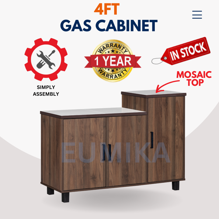 EUMIKA (DIY) Gas Stove Gas Cabinet Almari Dapur Kabinet Dapur Kabinet ...