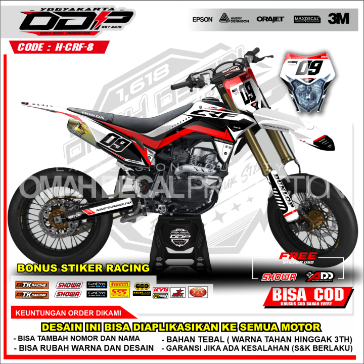 STIKER DECAL HONDA CRF 150 FULLBODY DEKAL KEREN DEKAL KEKINIAN KEREN DECAL TEMURAH BANYAK VARIAN ...