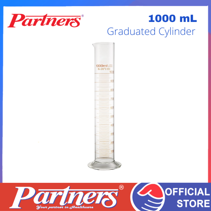PARTNERS GRADUATED CYLINDER 1000 ML (1 PIECE ) | Lazada PH