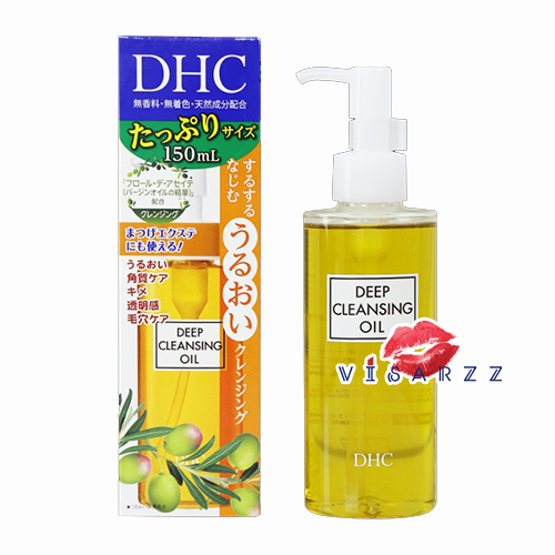 (150mL) DHC Deep Cleansing Oil ส่วนผสมหลักจากน้ำมันมะกอกบริสุทธิ์ และชะล้างออกได้อย่างง่ายดาย ...