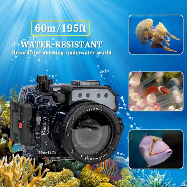 Seafrogs For Sony RX100 I II III IV V VI VII M5A Digital Camera Diving ...