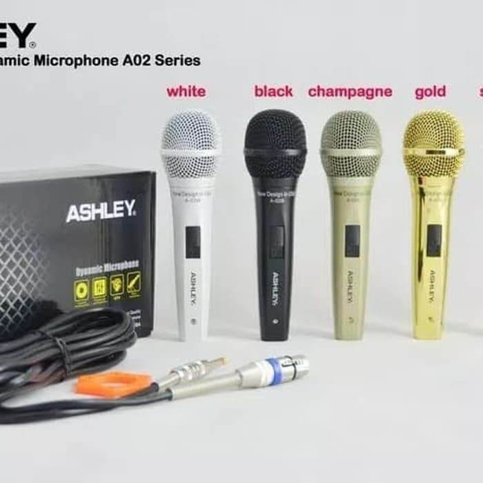 MIC ASHLEY A02 MICROPHONE KABEL A 02 ASHLEY | Lazada Indonesia