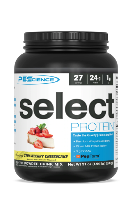 PESCIENCE SELECT PROTEIN 1.9 LBS AMAZING STRAWBERRY CHEESECAKE FLAVOR ...