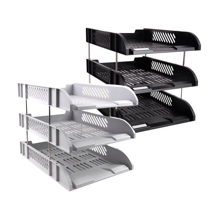Deli 9217 File Organizer - Three-Layer File Tray | Lazada PH