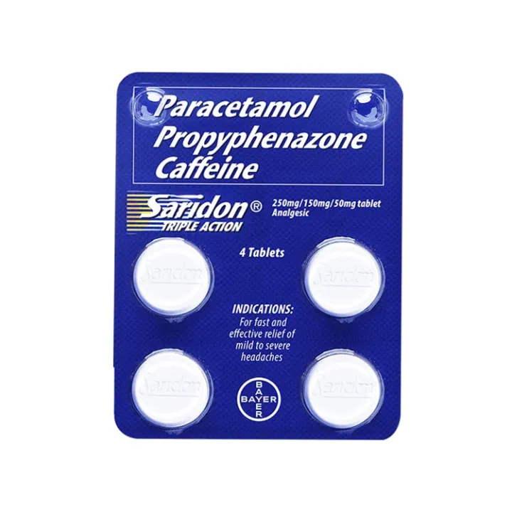 Saridon Triple Action Tablet 4s | Lazada PH