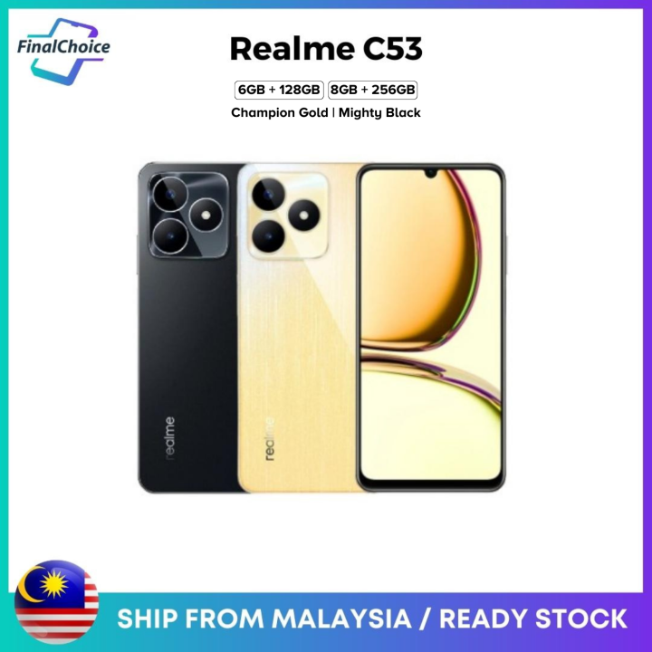 Realme C53 4G LTE (6GB+128GB) (8GB+256GB) Original Realme Malaysia Warranty | Lazada