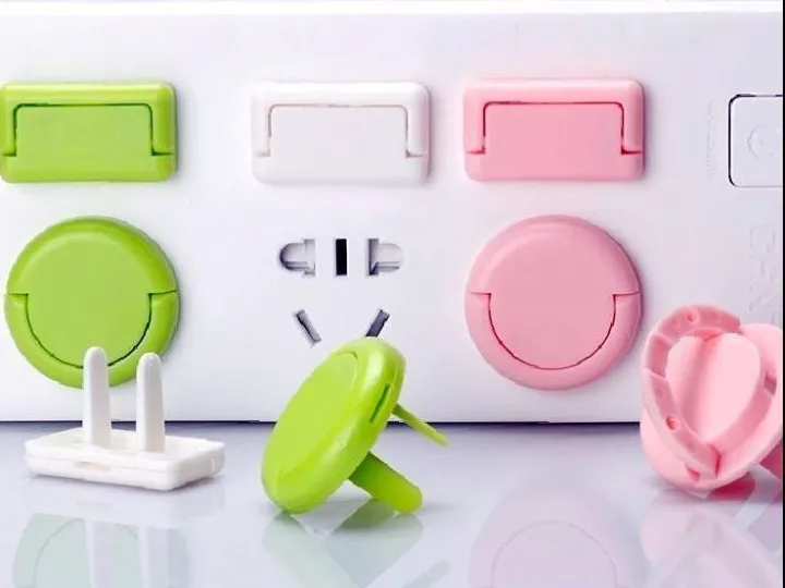 Electric Shock Plug Power Socket Outlet Protection Cover Removable TH ...