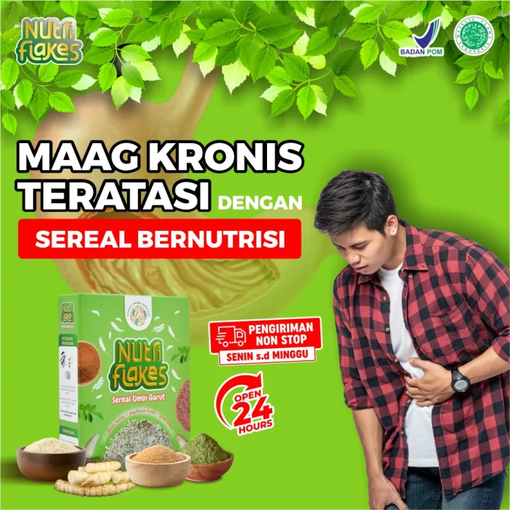 Nutriflakes Makanan Terapi Asam Lambung And Maag Sereal Sehat Umbi