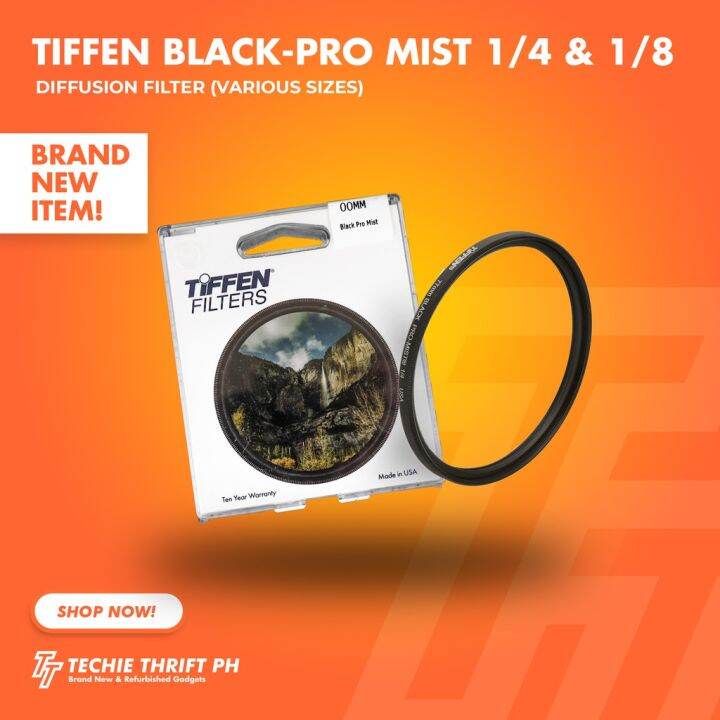 Black Pro Mist 1/8 & 1/4 TIFFEN (ON-HAND) | Lazada PH