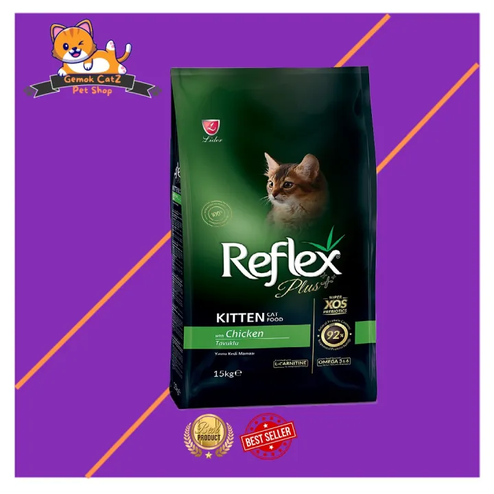 Reflex Plus Kitten Cat Food with Chicken 15KG | Lazada