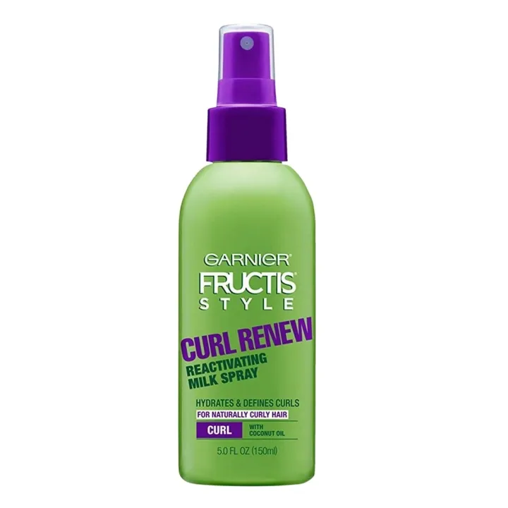 Fructis Style Curl Re Reactivating Milk Spray For Curly Hair 5 oz ...