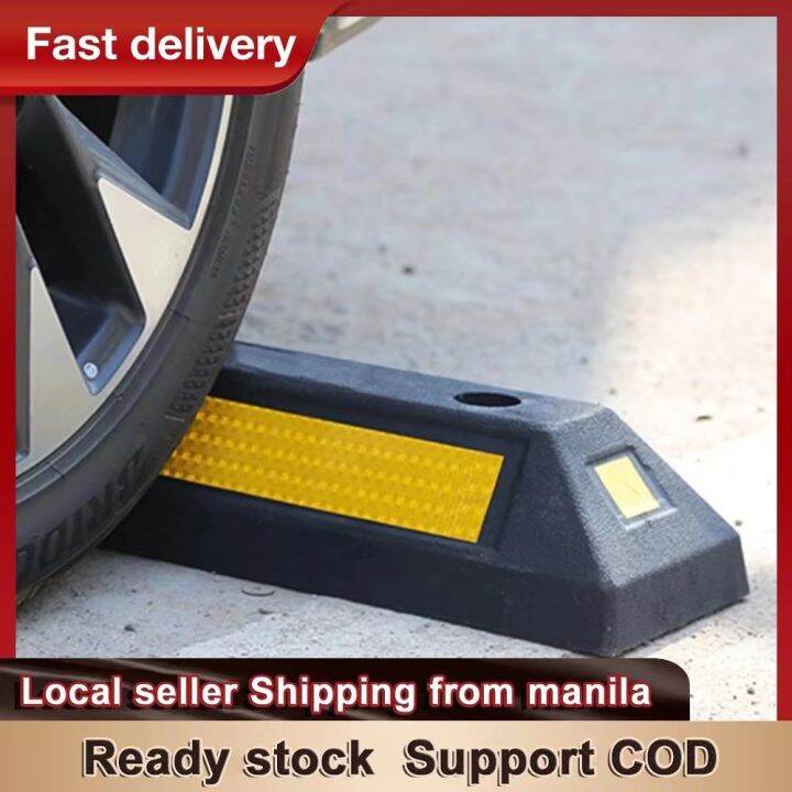 Heavy Duty Rubber Parking Stopper | Lazada PH