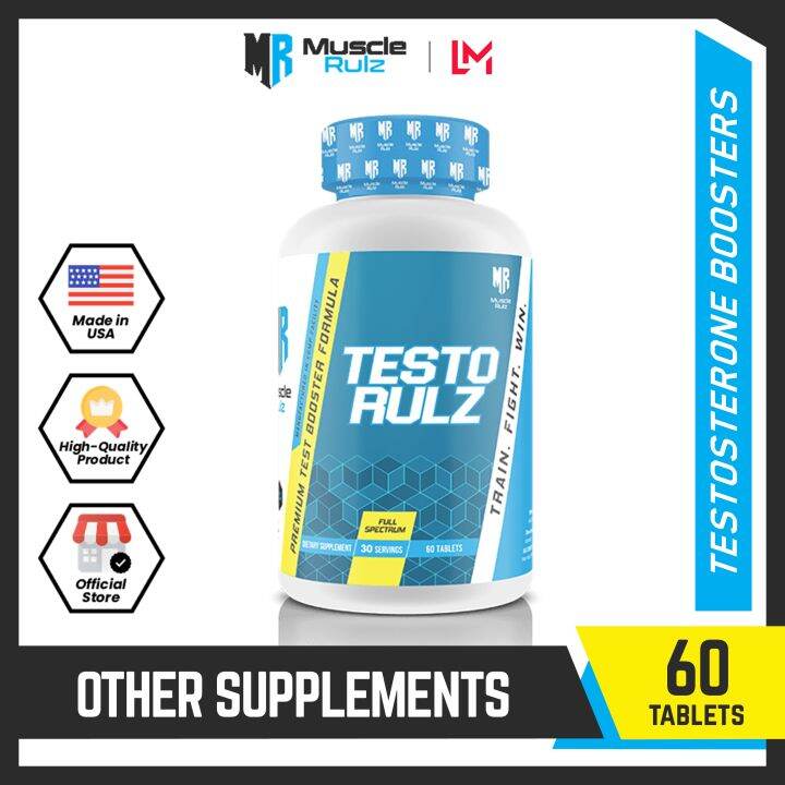 Muscle Rulz Testo Rulz Premium Test Booster Formula 60 Tablets | Lazada PH