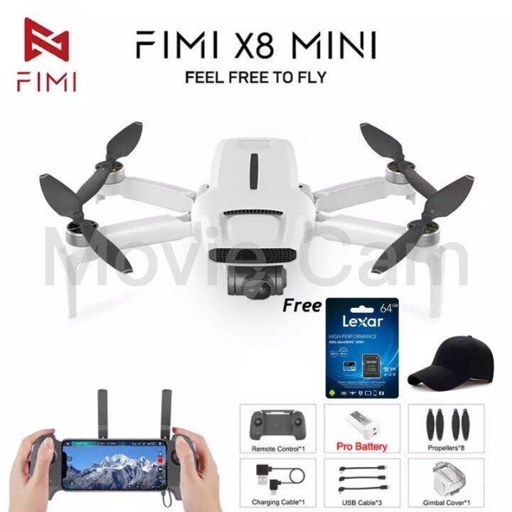 Fimi X8 Mini 3-Axis 4K Foldable Drone | Lazada Indonesia