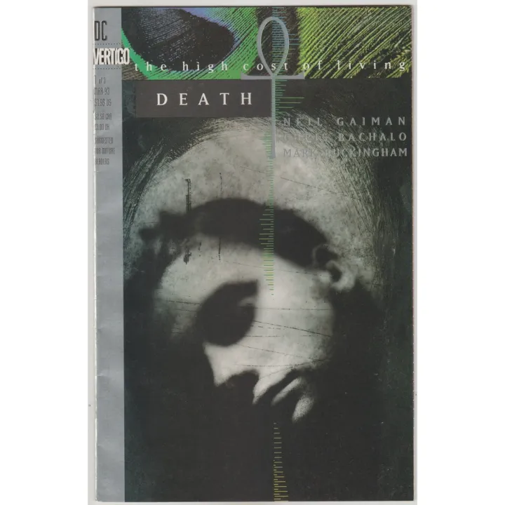 Death : The High Cost of Living 1, 3 (1993) Neil Gaiman. Death becomes ...
