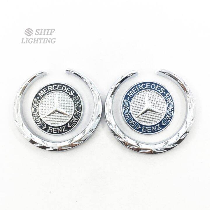 1 x Metal Mercedes Benz Logo Car Decorative Rear Trunk Lid Decorative ...