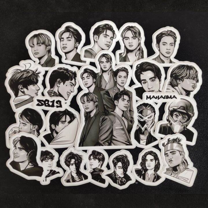 SB19 VINYL WATERPROOF SCRATCHPROOF EASY PEEL MACHINE CUT STICKERS ...