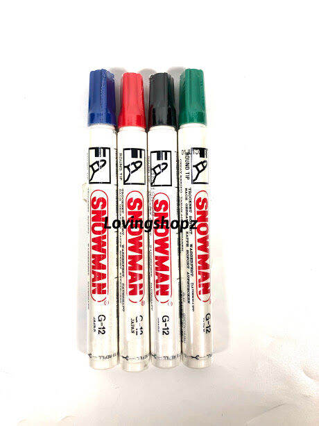 Spidol Snowman Permanent Marker | Lazada Indonesia