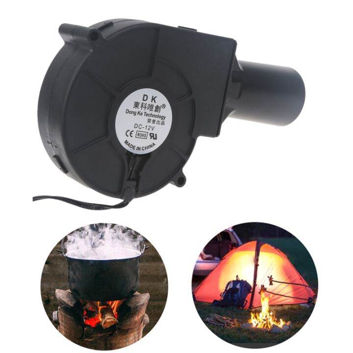 Portable Air Blower Powered Outdoor Cooking BBQ Fan Charcoal Blower ...
