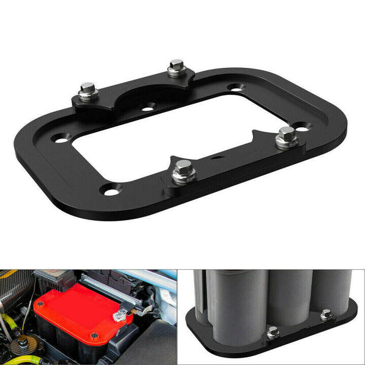 For Optima Battery 34/78 Billet Aluminum Battery Relocation Tray Hold ...