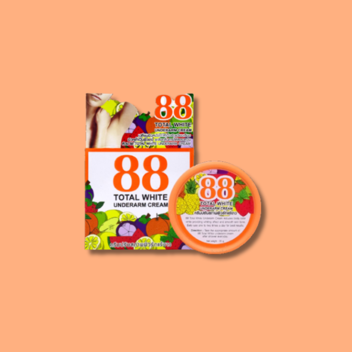 88 Total White Underarm Whitening Cream Reducing Dark Spots & Blemishes ...