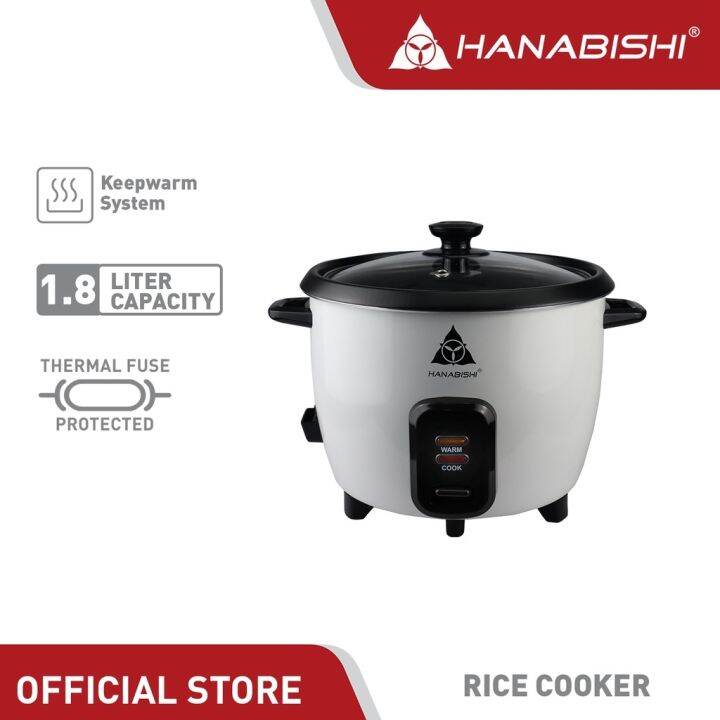 Hanabishi Rice Cooker HRC18HBWT | Lazada PH