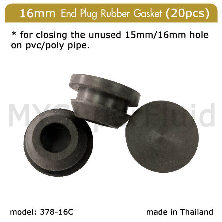 16mm End Plug Rubber Gasket for PVC / Polypipe (20pcs) | Lazada