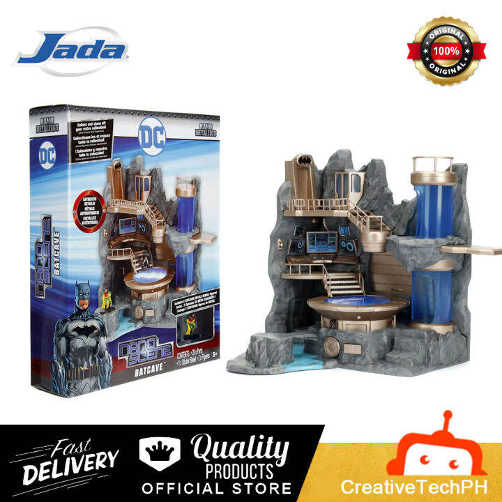 NANO SCENE: BATCAVE WITH FIGURE V2 DC Nano Scene Nano Metalfigs Batcave ...