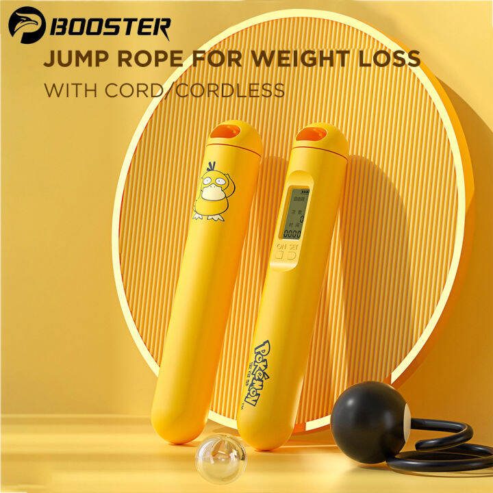 Booster Smart Counting Jump Rope With Cord And Cordless Professional ...