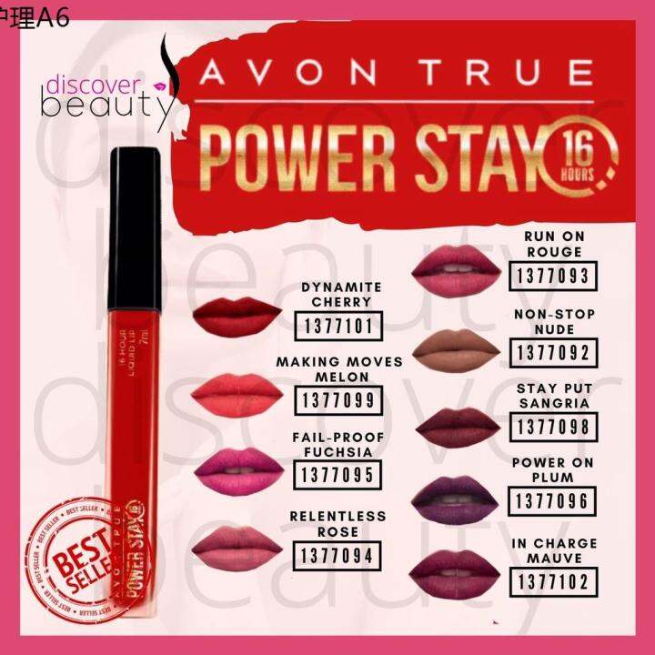 Avon POWERSTAY 16-Hour Matte LIQUID SLIMLINE 7mL♭ | Lazada PH