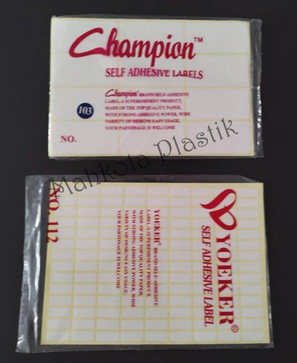 Sticker Label Putih Label Undangan Label Harga | Lazada Indonesia