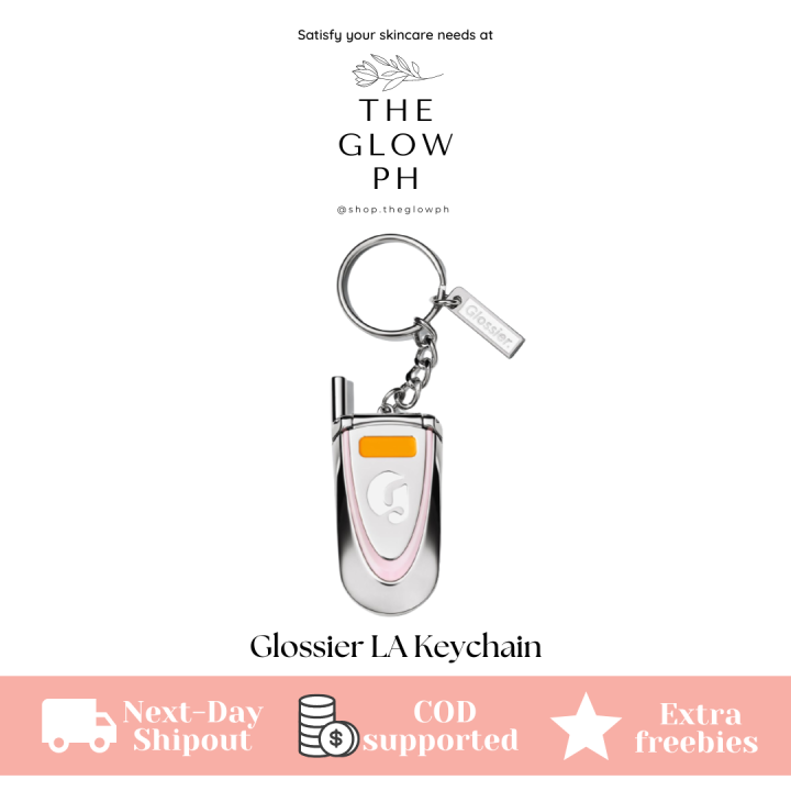 [AUTHENTIC] Glossier LA Keychain | The Glow PH | Lazada PH