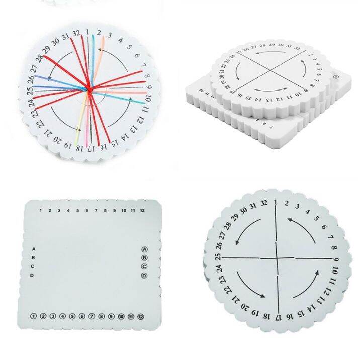 HOT! Round Square Bracelet Knitting Kumihimo Disc Disk Tray Braided ...