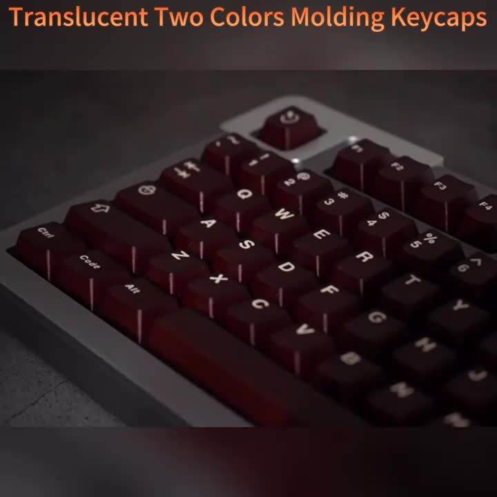 Translucent Red Wine RedBlueBlackCyanPurple ABS Two-Color Molding ...