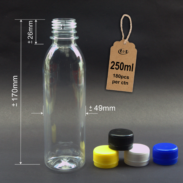 Drinks Beverages Flat Surface PET Botol Plastik Kosong 空瓶子 Empty ...