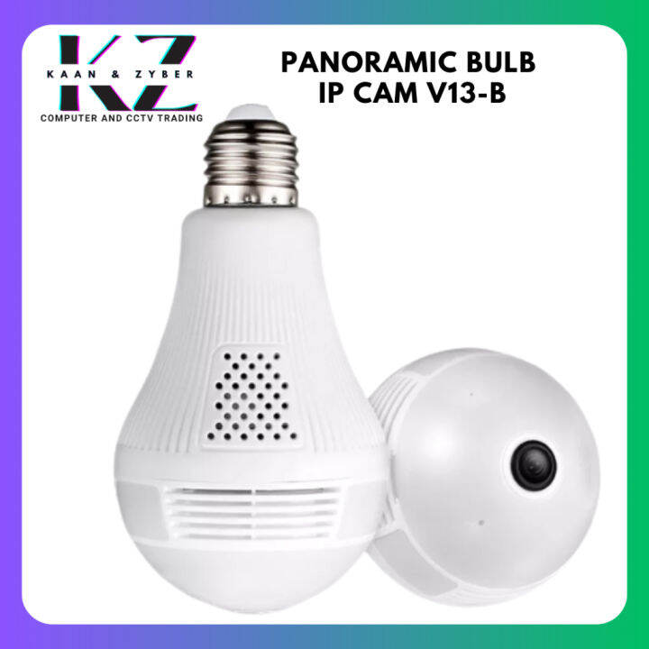Panoramic Bulb IP Cam V13-B | Lazada PH