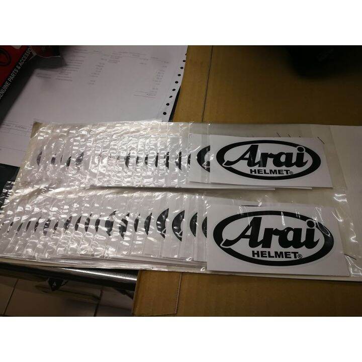 Arai Helmet Logo Sticker Decals (10x5cm) | Lazada