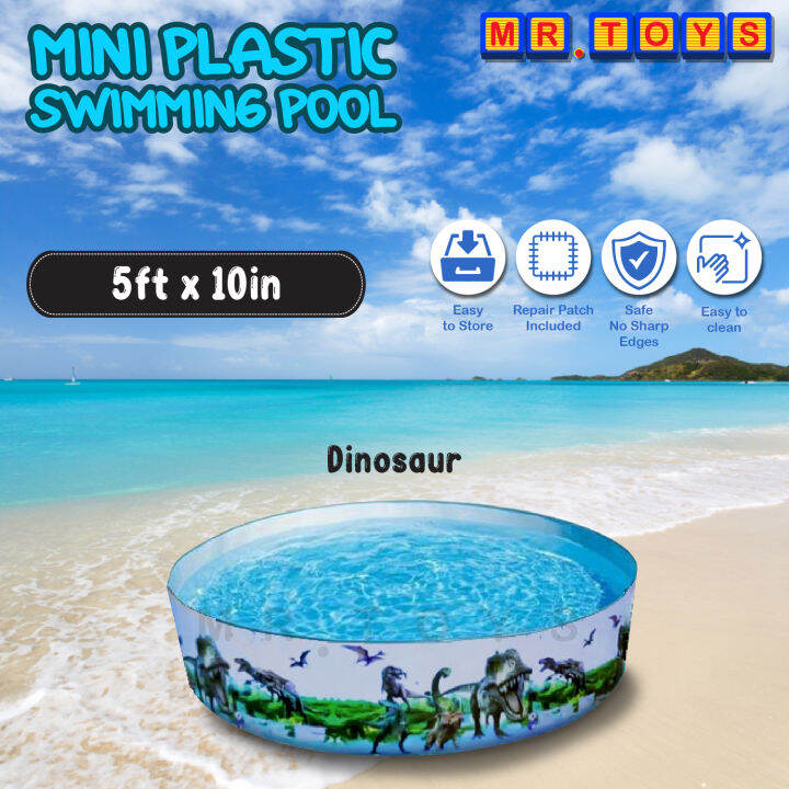 Mini Plastic Swimming Pool For Kids/Family 5FT x 10IN Toys for boys ...
