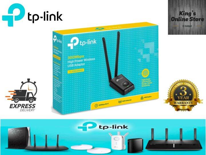 Tp-link TL-WN8200ND 300Mbps High Power Wireless USB Adapter | Lazada
